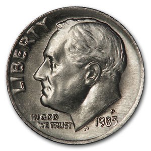 Buy 1983-P Roosevelt Dime BU | APMEX