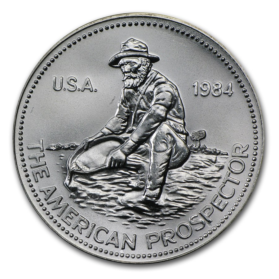Buy 1984 - 1 oz Engelhard Prospector Silver Rounds .999 Fine | APMEX