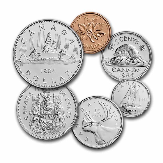 Buy 1984 Canada 6-Coin Specimen Set (Box & COA) | APMEX