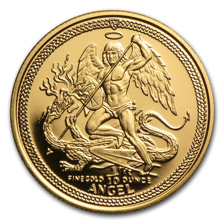 Buy 1984 Isle of Man 1/10 oz Gold Proof Angel | APMEX