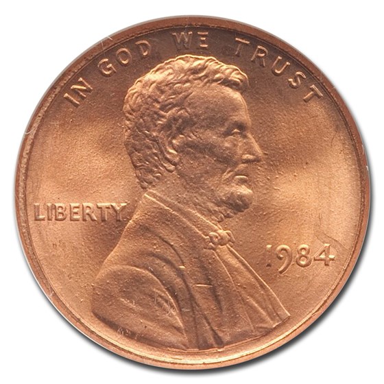 Buy 1984 Lincoln Cent MS-68 NGC (Red, Doubled Ear) | APMEX