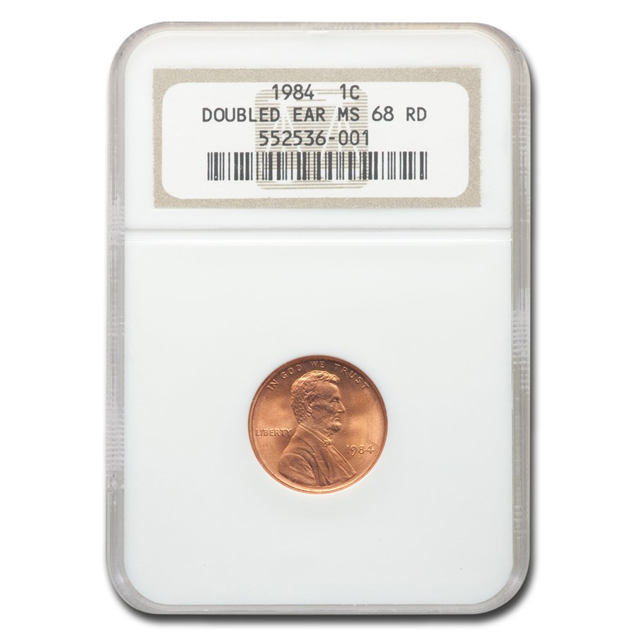 Buy 1984 Lincoln Cent MS-68 NGC (Red, Doubled Ear) | APMEX