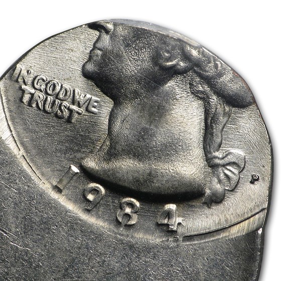 Buy 1984-P Washington Quarter MS-65 PCGS (Mint Error, 60% Off Center ...