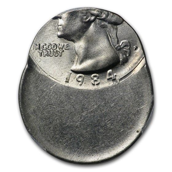 Buy 1984-P Washington Quarter MS-65 PCGS (Mint Error, 60% Off Center ...