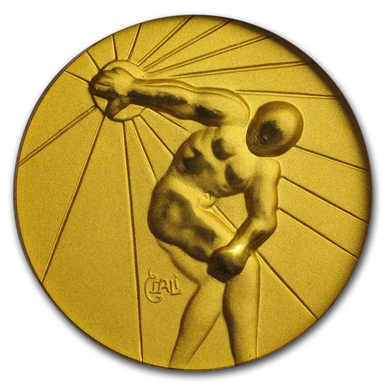Buy 1984 Salvador Dali Olympic Gold Medallion 11 Piece Set | APMEX