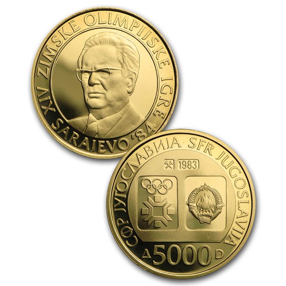 Buy 1984 Yugoslavia 18-Coin Gold/Silver Sarajevo Olympics Proof Set | APMEX