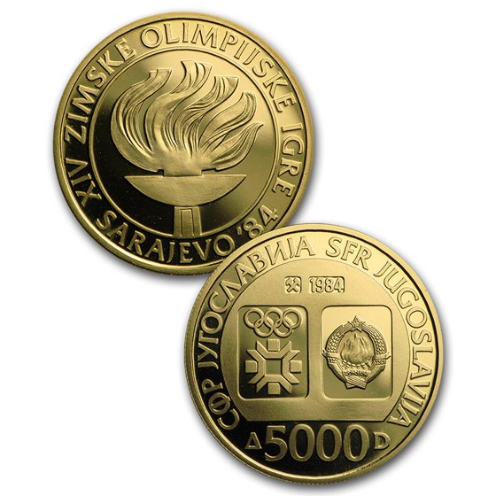 Buy 1984 Yugoslavia 18-Coin Gold/Silver Sarajevo Olympics Proof Set | APMEX