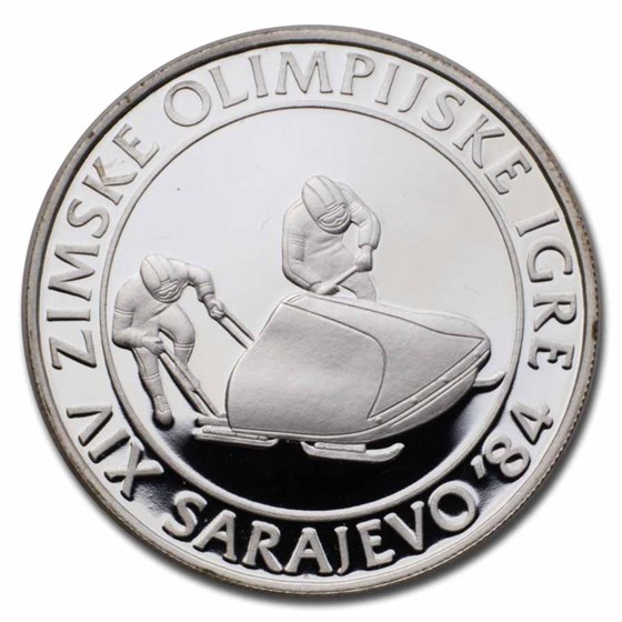 1984 Yugoslavia 20-Coin Gold/Silver Sarajevo Olympics Proof Set
