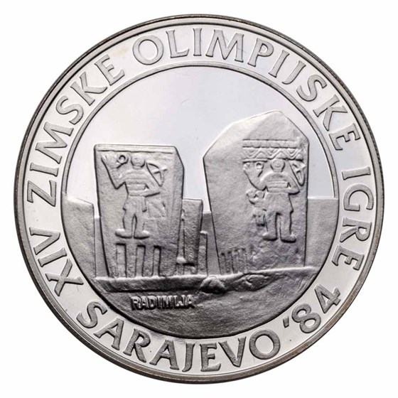 1984 Yugoslavia 20-Coin Gold/Silver Sarajevo Olympics Proof Set