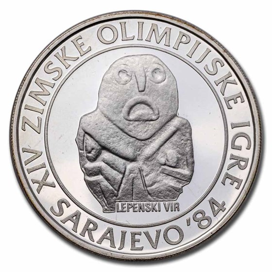 1984 Yugoslavia 20-Coin Gold/Silver Sarajevo Olympics Proof Set