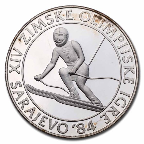 1984 Yugoslavia 20-Coin Gold/Silver Sarajevo Olympics Proof Set