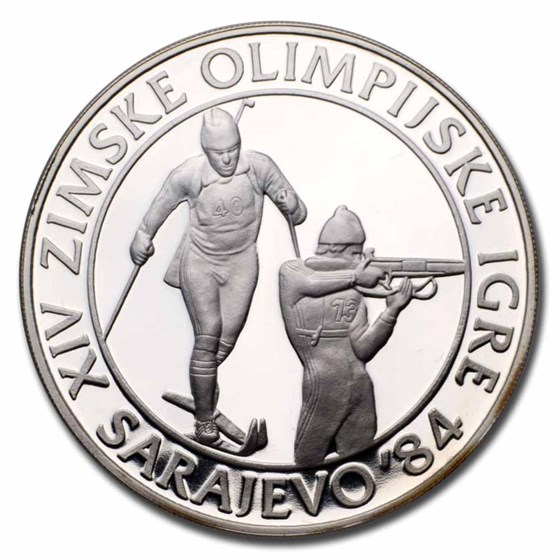 1984 Yugoslavia 20-Coin Gold/Silver Sarajevo Olympics Proof Set