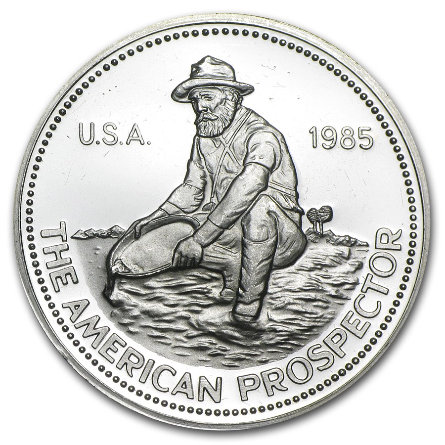 Buy 1985 1 oz Silver Round - Engelhard Prospector (Prooflike) | APMEX