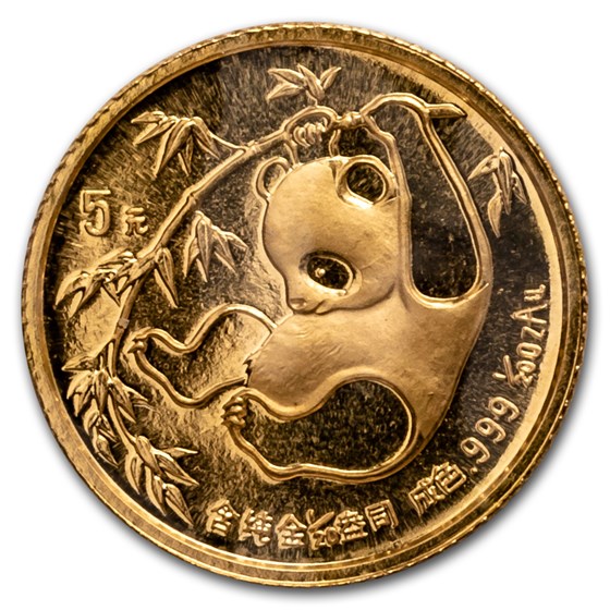 Buy 1985 China 5-Coin Gold Panda Set BU | APMEX