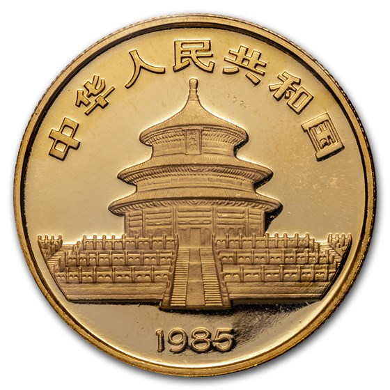 Buy 1985 China 5-Coin Gold Panda Set BU | APMEX
