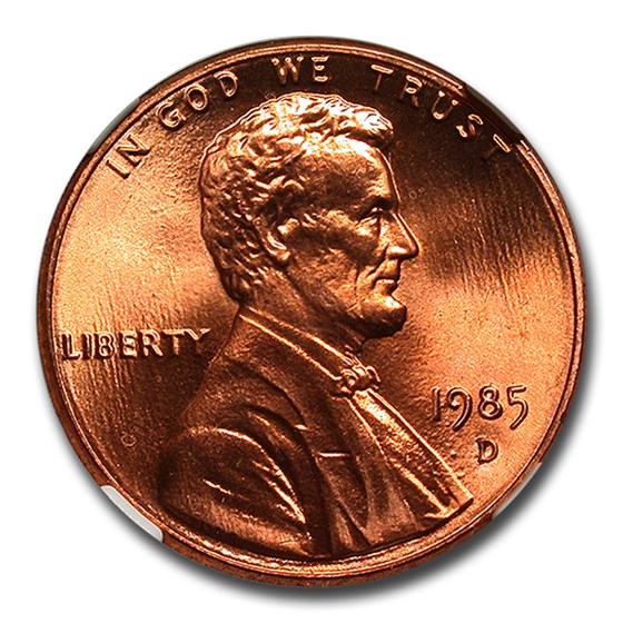 Buy 1985-D Lincoln Cent MS-69 NGC (Red) | APMEX