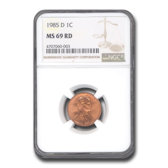 Buy 1985-D Lincoln Cent MS-69 NGC (Red) | APMEX