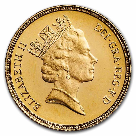 Buy 1985 Great Britain Gold 1/2 Sovereign Proof (w/Box & COA) | APMEX