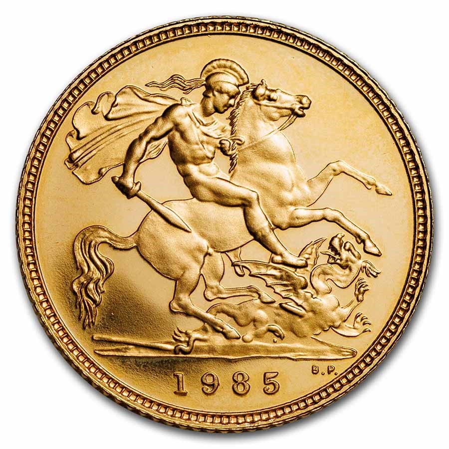 Buy 1985 Great Britain Gold 1/2 Sovereign Proof | APMEX