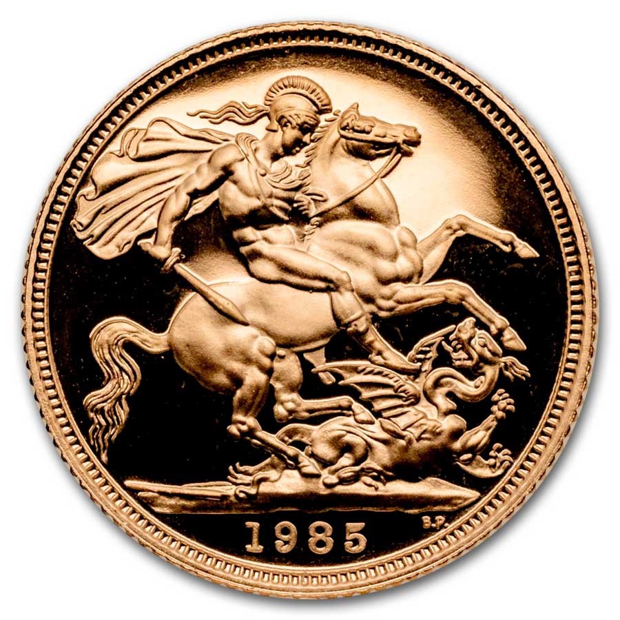 1985 Great Britain Gold Sovereign Elizabeth II Proof