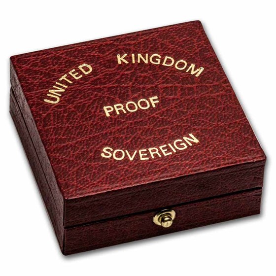 1985 Great Britain Gold Sovereign Proof Box&COA