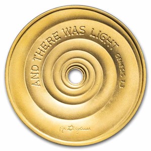 1985 Israel Gold Medal And Then There Was Light Proof