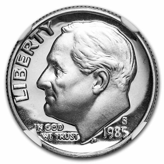 Buy 1985-S Roosevelt Dime PF-70 UCAM NGC | APMEX