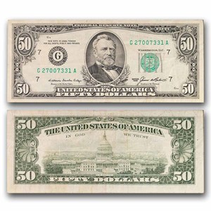 Buy 1985's $50 FRN VG/VF (Districts of Our Choice) | APMEX