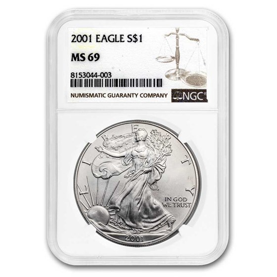 1986-2024 40-Coin Silver Eagle Set MS-69 NGC (w/NGC Boxes)