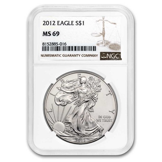 1986-2024 40-Coin Silver Eagle Set MS-69 NGC (w/NGC Boxes)
