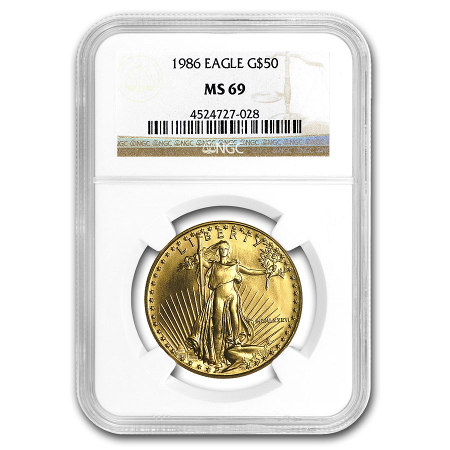 Buy 1986 4-Coin American Gold Eagle Set MS-69 NGC | APMEX