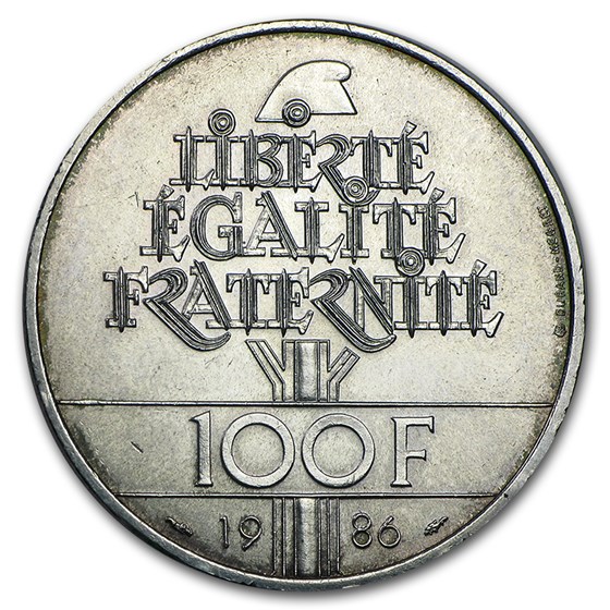 Buy 1986 France 100 Francs BU (Abrasions) | APMEX