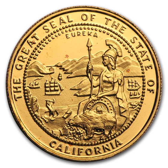 Buy 1986 Great Seal of California 3-Piece Gold Set | APMEX