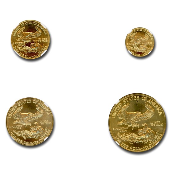 Buy 1987 4-Coin American Gold Eagle Set MS-69 NGC (Everhart) | APMEX