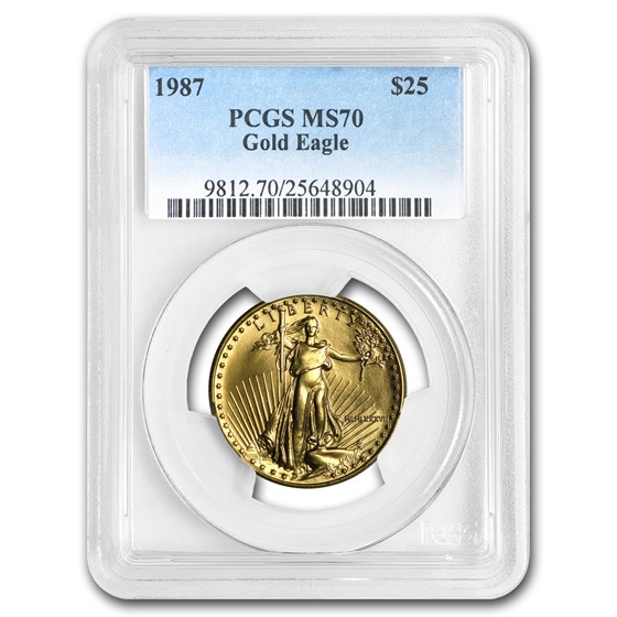 Buy 1987 4-Coin American Gold Eagle Set MS-70 PCGS | APMEX