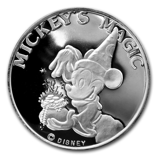 Buy 1987 5 oz Silver Round - Mickey's Magic (w/Box & COA) | APMEX