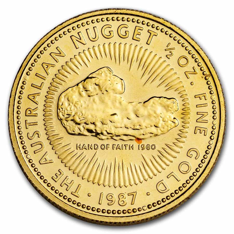 Buy 1987 Australia 1/2 oz Gold Nugget BU (No Capsule) | APMEX