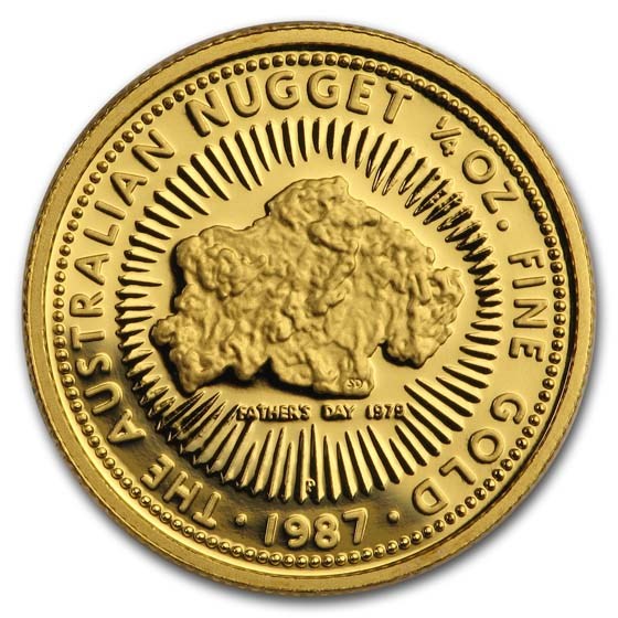 Buy 1987 Australia 4-Coin Gold Nugget Proof Set (1.85 oz) | APMEX