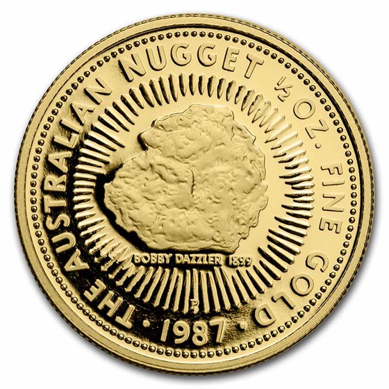 Buy 1987 Australia 4-Coin Gold Nugget Proof Set (Capsule Only) | APMEX