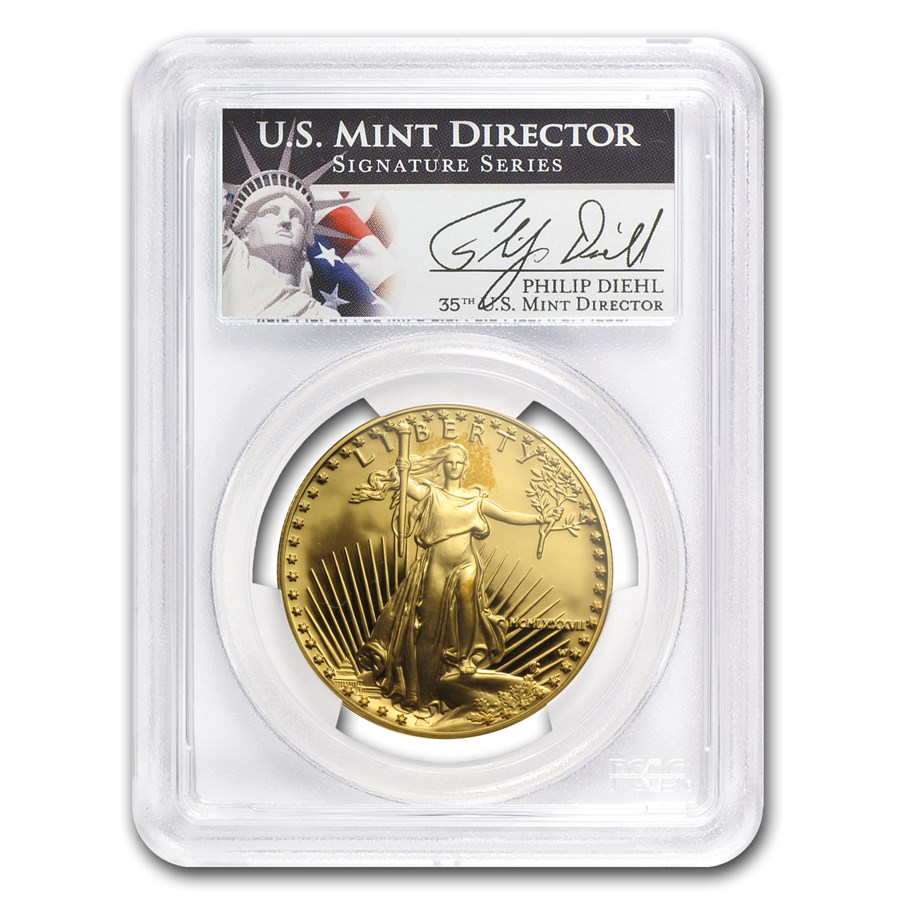 Buy 1987-W 1 oz Proof American Gold Eagle PR-70 PCGS (Philip Diehl) | APMEX