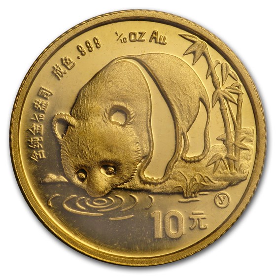 Buy 1987-Y China 5-Coin Gold Panda Set BU (Sealed) | APMEX