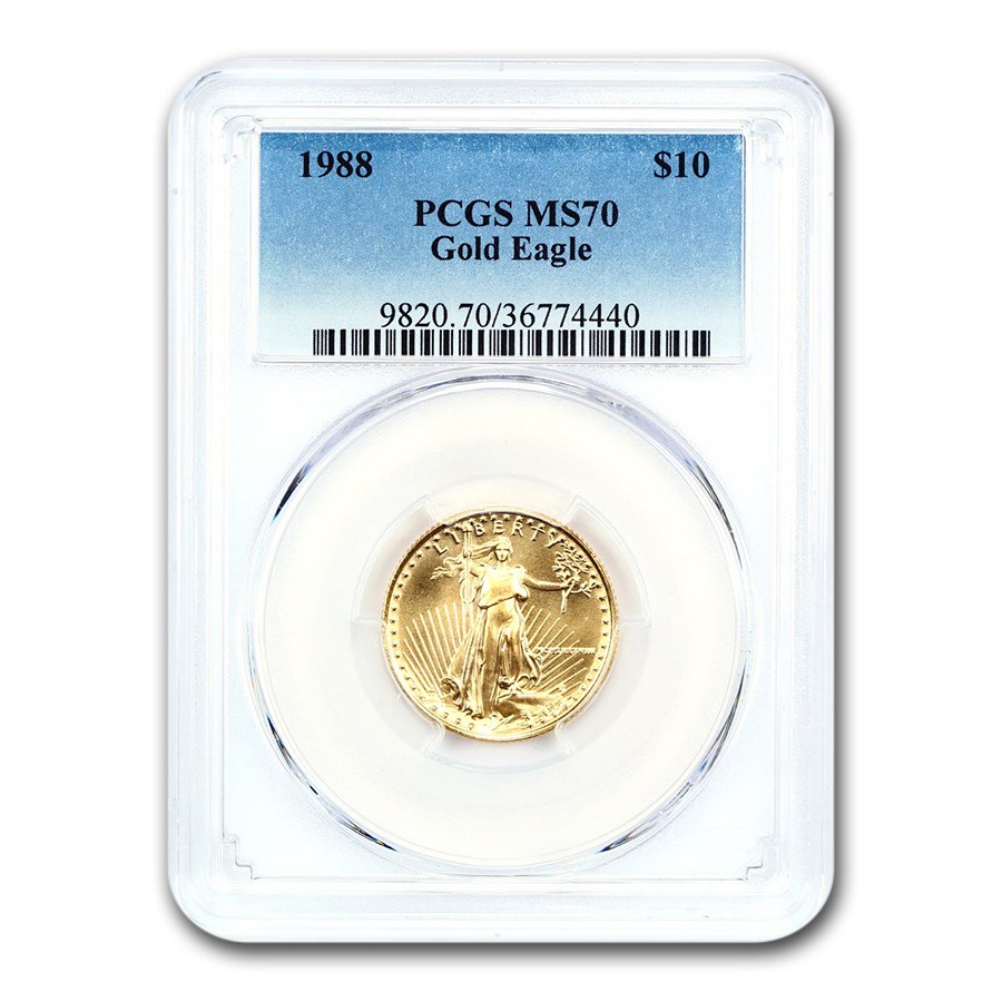 Buy 1988 1/4 oz American Gold Eagle MS-70 PCGS | APMEX