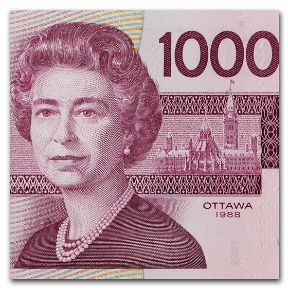 Buy 1988 Canada Ottawa $1,000 Note CU-66 PPQ PCGS | APMEX