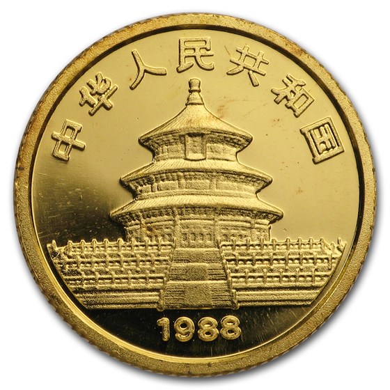Buy 1988 China 5-Coin Gold Panda Proof Set (Sealed, w/Box & COA) | APMEX