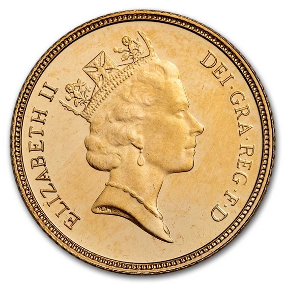Buy 1988 British Gold Half Sovereign Elizabeth II Proof | APMEX