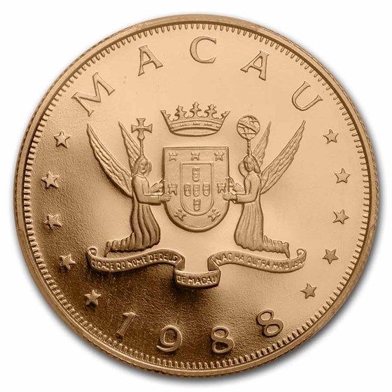 Buy 1988 Macau Gold Year of the Dragon 1000 Patacas PR-69 DCAM PCGS | APMEX