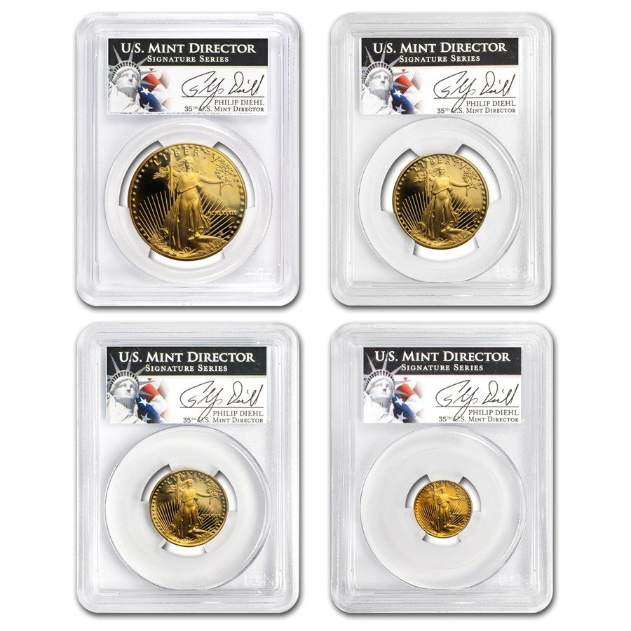 Buy 1989 4-Coin Proof American Gold Eagle Set PR-69 PCGS | APMEX