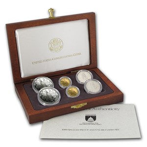 Buy 1989 6-Coin Commem Congressional Set BU & Proof (w/Box & COA) | APMEX