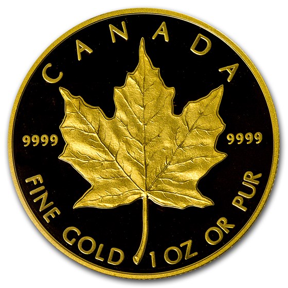 Buy 1989 Canada 1 oz Proof Gold Maple Leaf PR-69 PCGS | APMEX