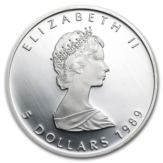 Buy 1989 Canadian 1 oz Silver Maple Leaf Proof | APMEX